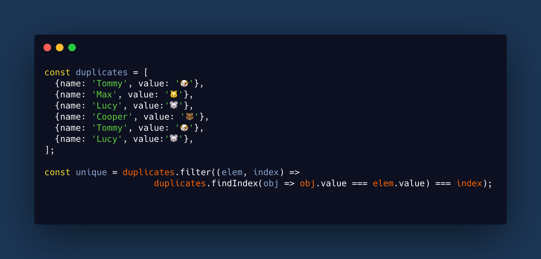  Javascript Filter An Array For Unique Values In Javascript Quick 