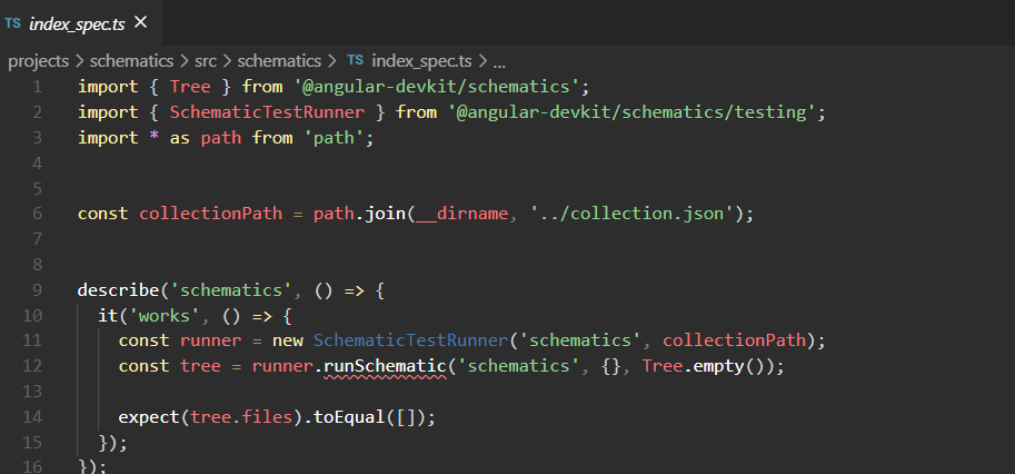 Property Runschematic Does Not Exist On Type Schematictestrunner · Issue 18062 · Angular 