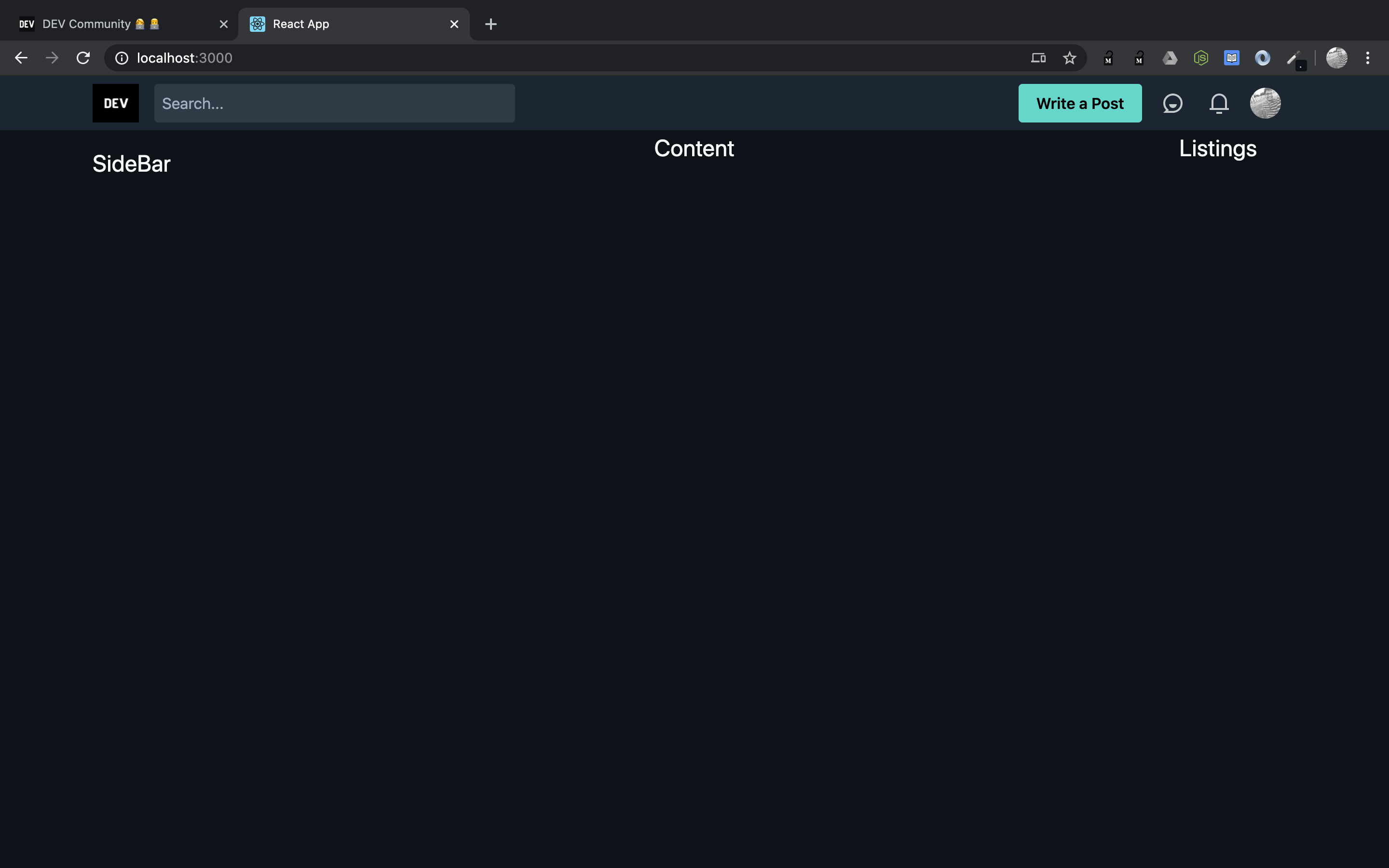 GitHub - Rohithgilla12/react-tailwind-dev-to