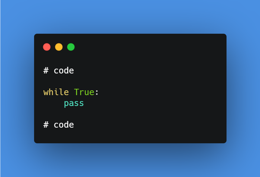 Pass Statement In Python Blogfolio
