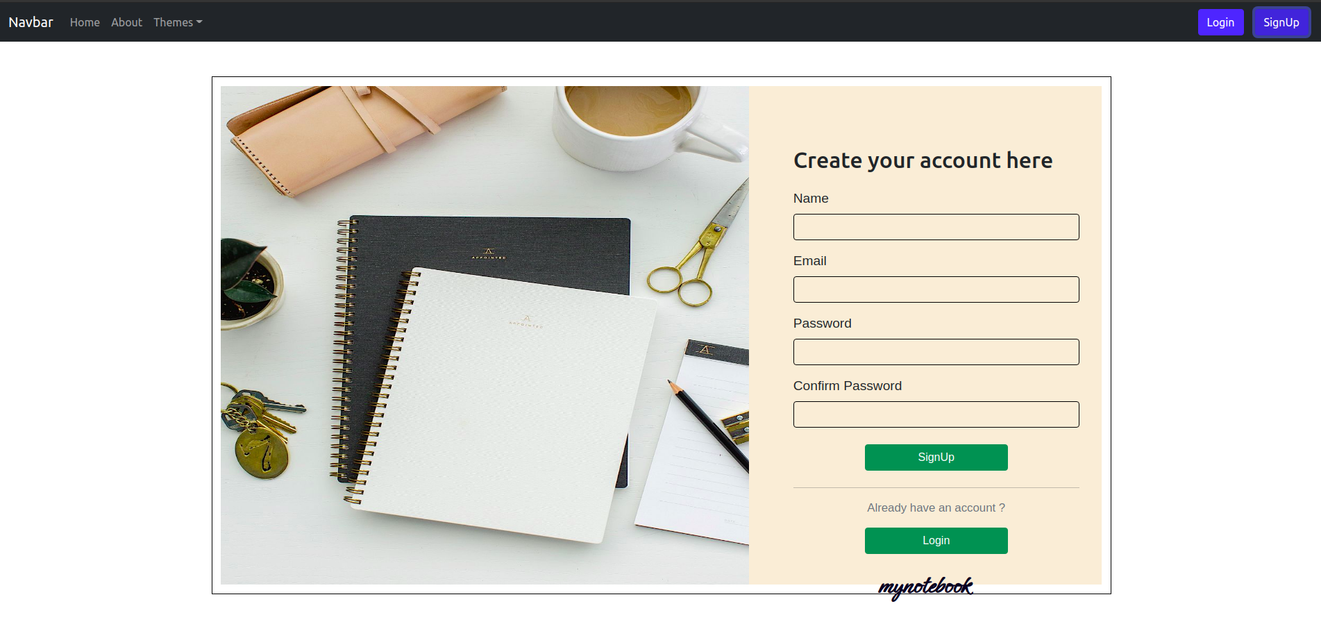 GitHub - mohitm15/my-notebook: my-notebook is a web application that is ...