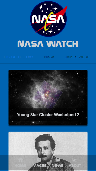 GitHub - jasonian5000/nasa-watch: nasa image search engine