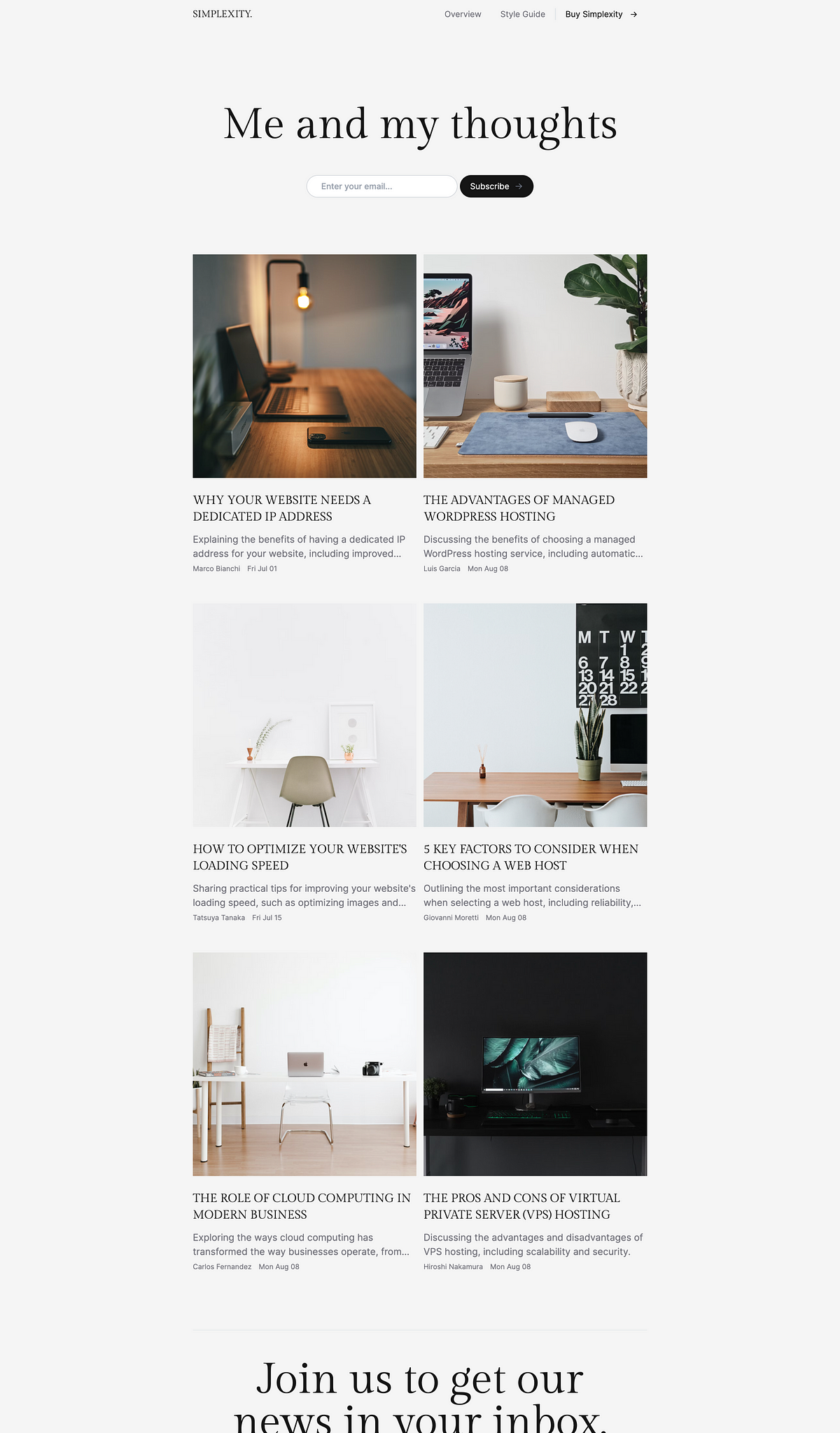Simplexity Blog Multipage Themebuilt With Astro Tailwind Css And Mdx Indie Hackers