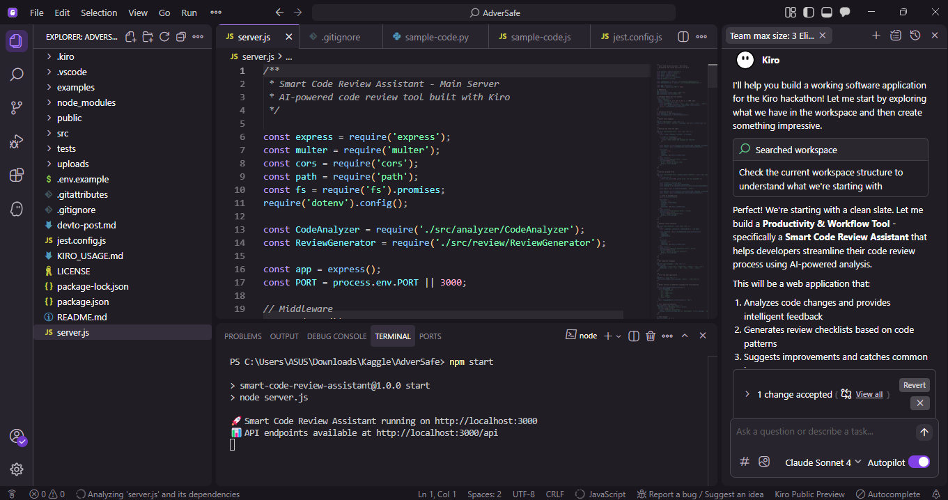 Play with Kiro to Build Code Review Assistant | by Tri Labs | Medium
