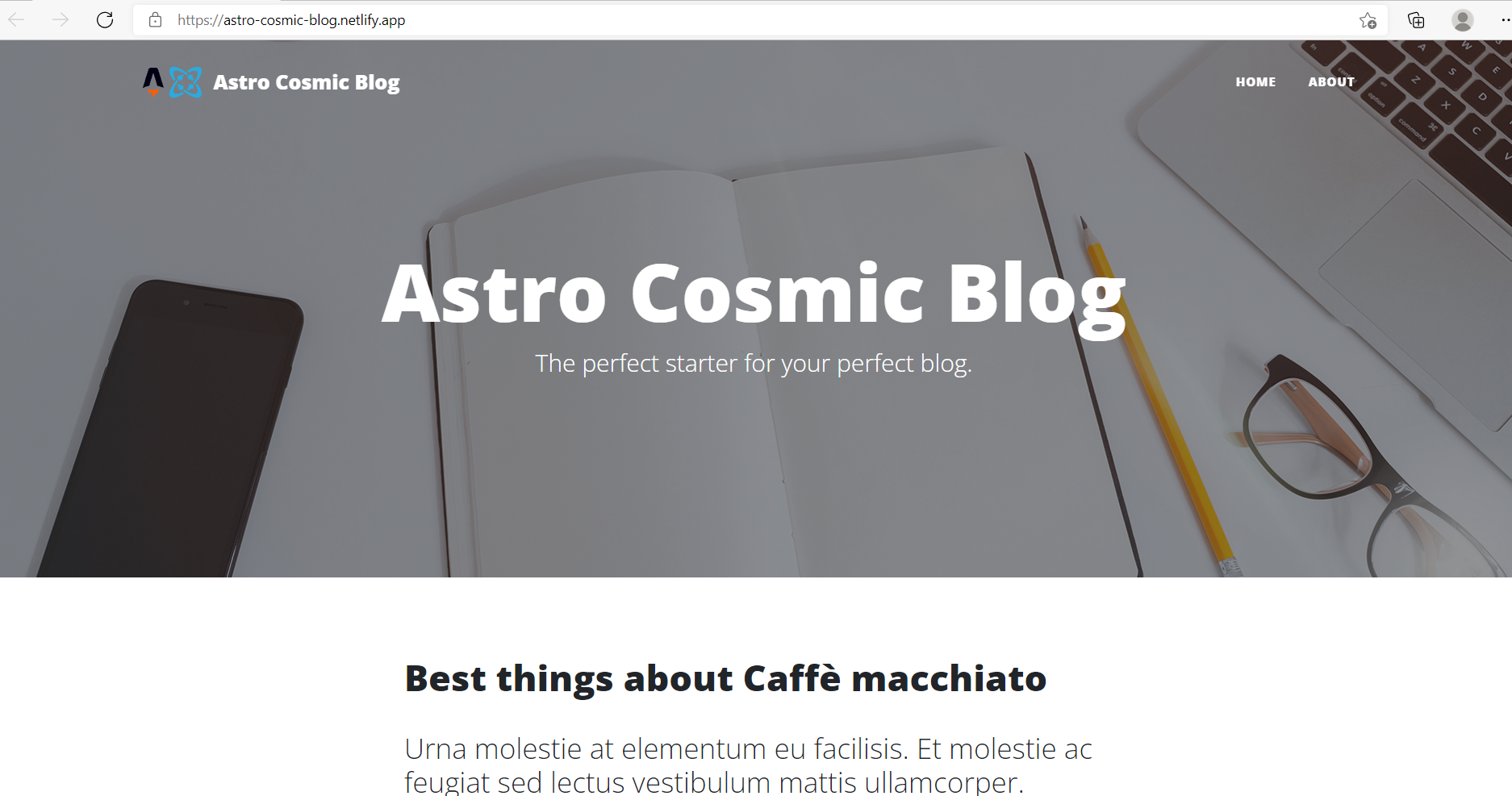 GitHub - sumitkharche/astro-cosmic-app: 🚀 Blazing fast blog built using ...
