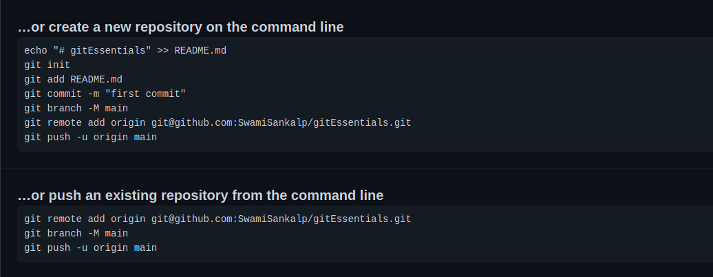 Git Essentials – Sankalp Swami