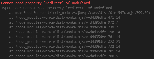 Cannot read property 'redirect' of undefined · Issue #2071 · urql-graphql/urql · GitHub
