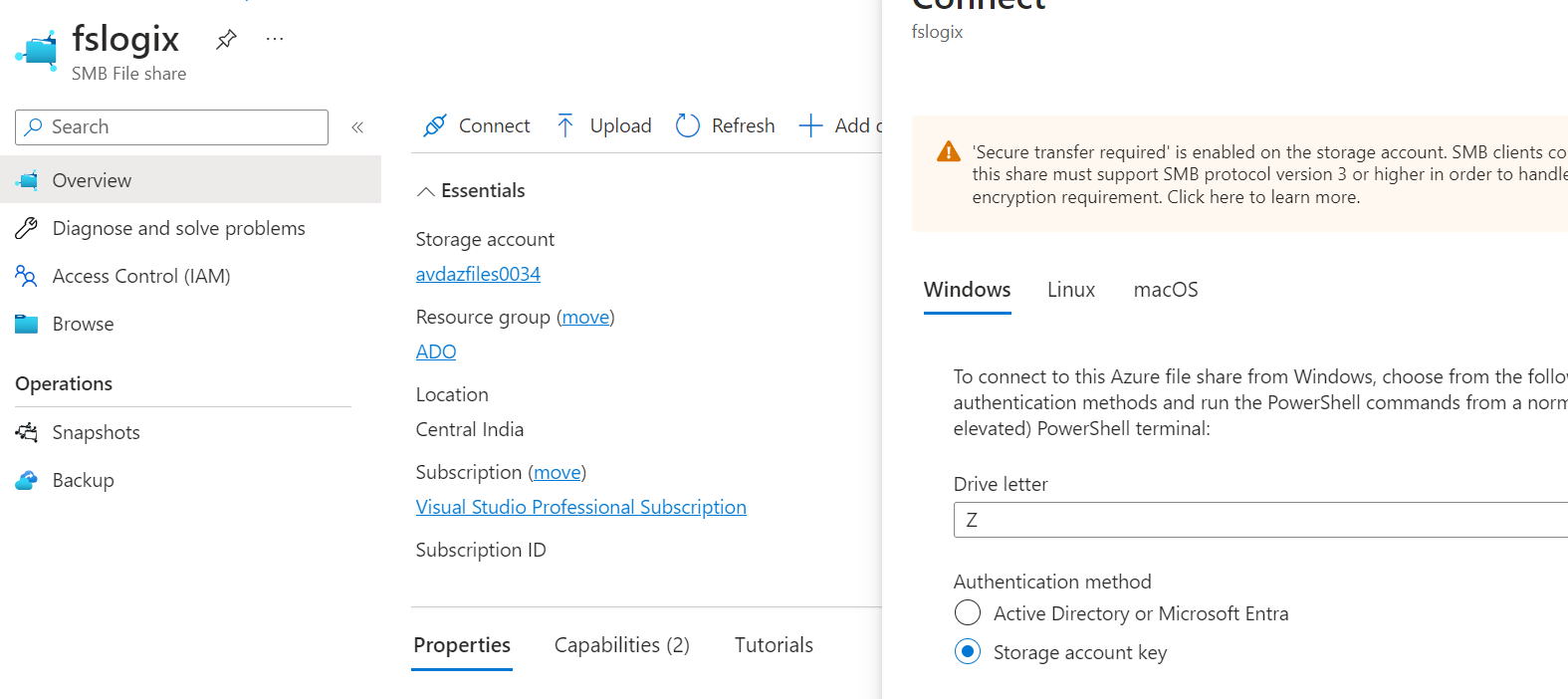 Azure Files using Microsoft Entra Kerberos authentication for AVD deployment. – VDI Tech Blogs