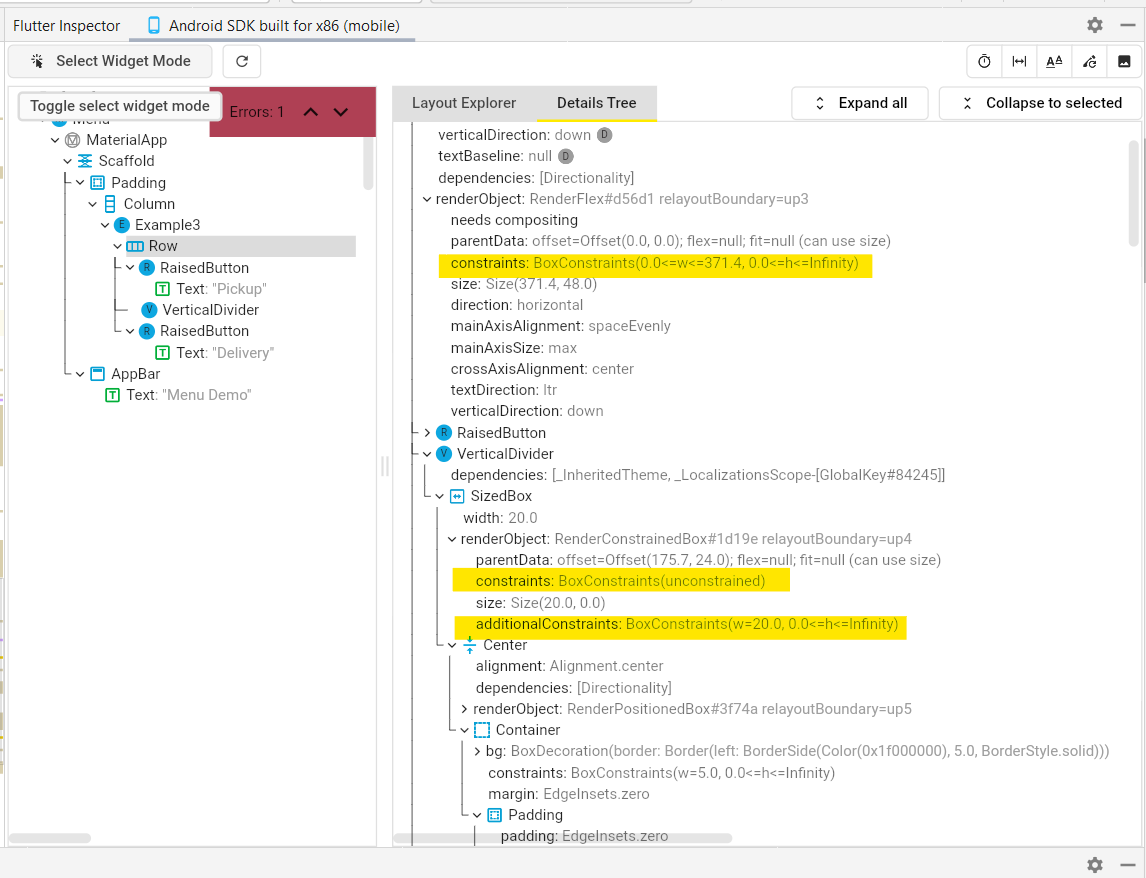 GitHub - gulsenkeskin/render-flex-overflowed: RenderFlex Overflowed Example