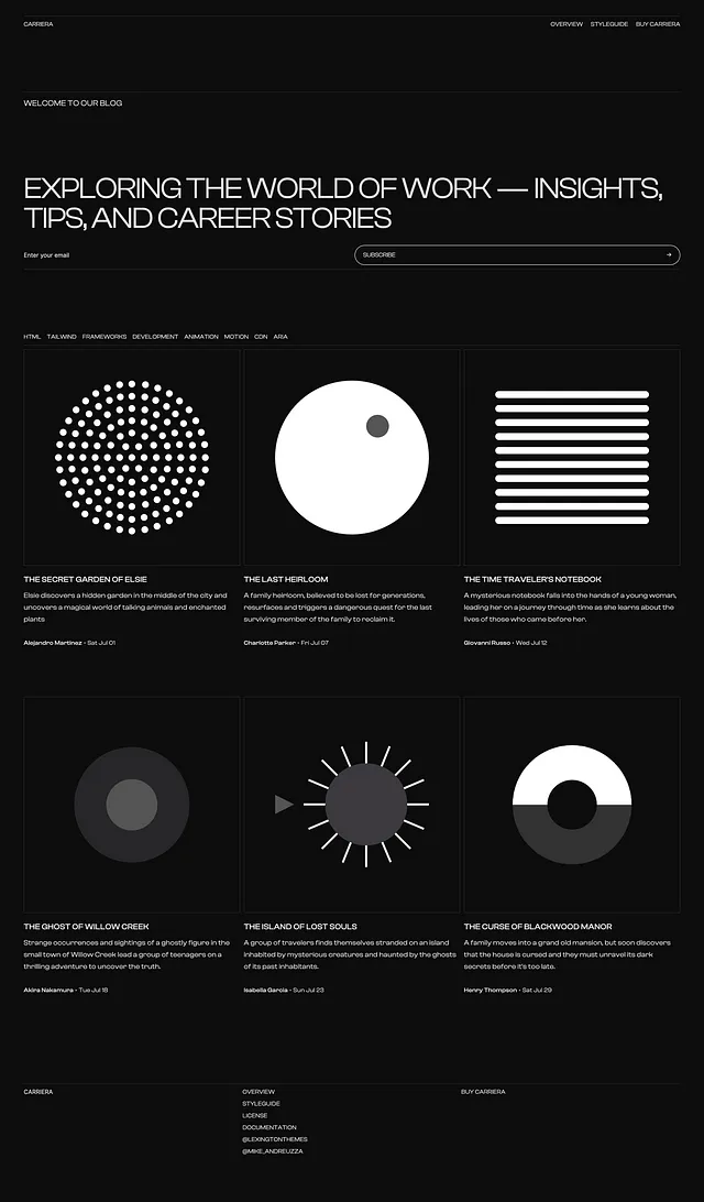 Carriera - Multipage Job platformBuilt with Astro, Tailwind CSS and MDX - Indie Hackers