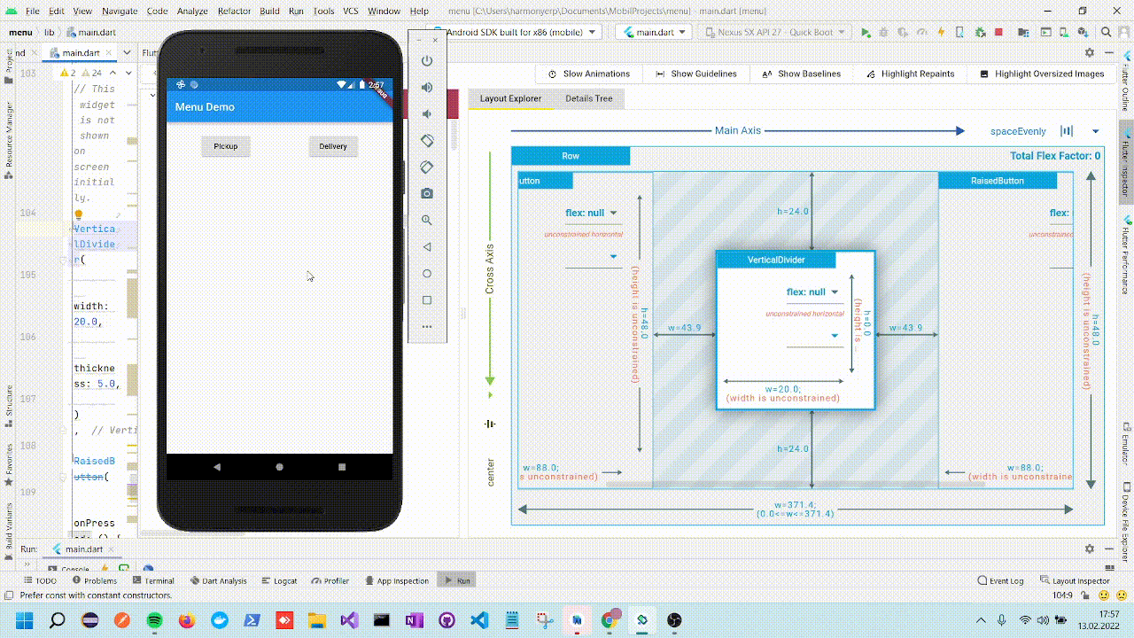GitHub - gulsenkeskin/render-flex-overflowed: RenderFlex Overflowed Example