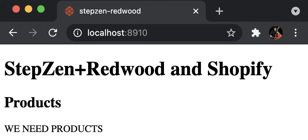 GitHub - stepzen-dev/stepzen-redwood: A StepZen application with RedwoodJS and Shopify