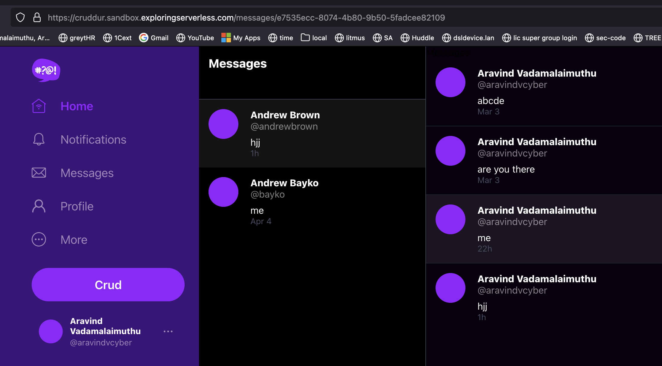GitHub - aravindvcyber/aws-bootcamp-cruddur-2023