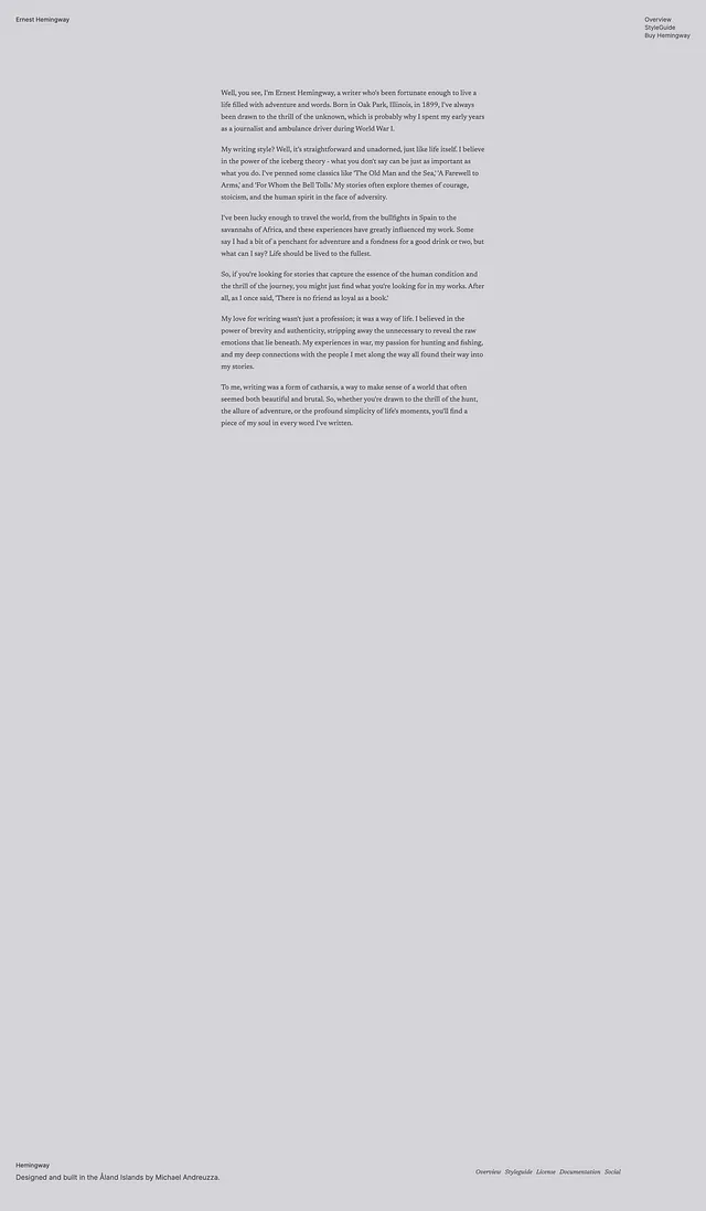 Hemingway — Blog multipage themeBuilt with Astro, Tailwind CSS & MDX - Indie Hackers