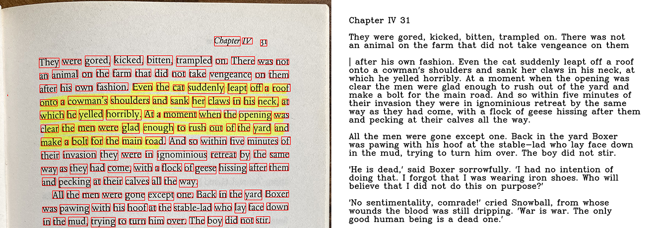 Extract Highlighted Text From A Book Using Python