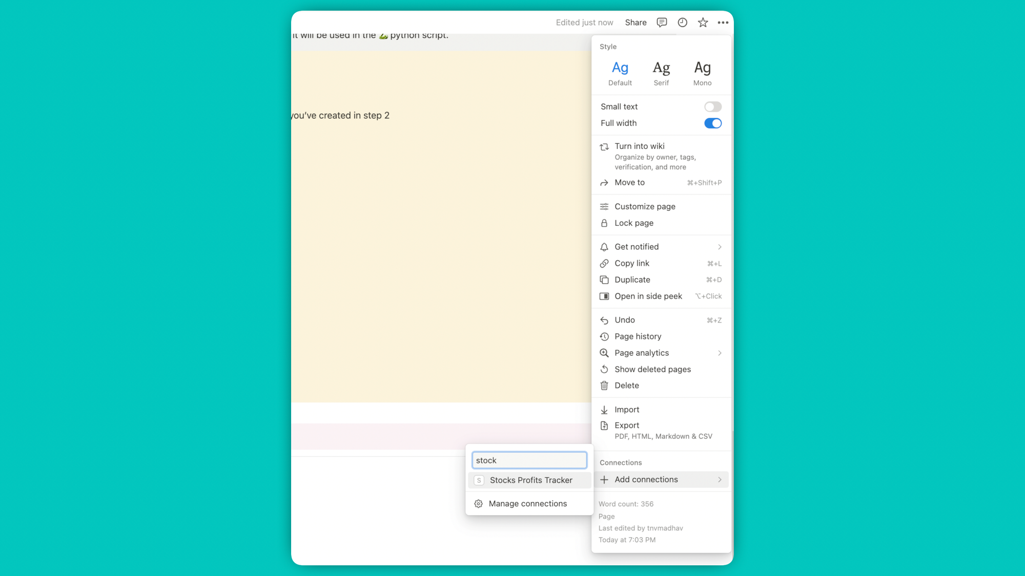 GitHub - tnvmadhav/notion-stocks-integration: Leverage Notion & Yahoo API to have a better web ...