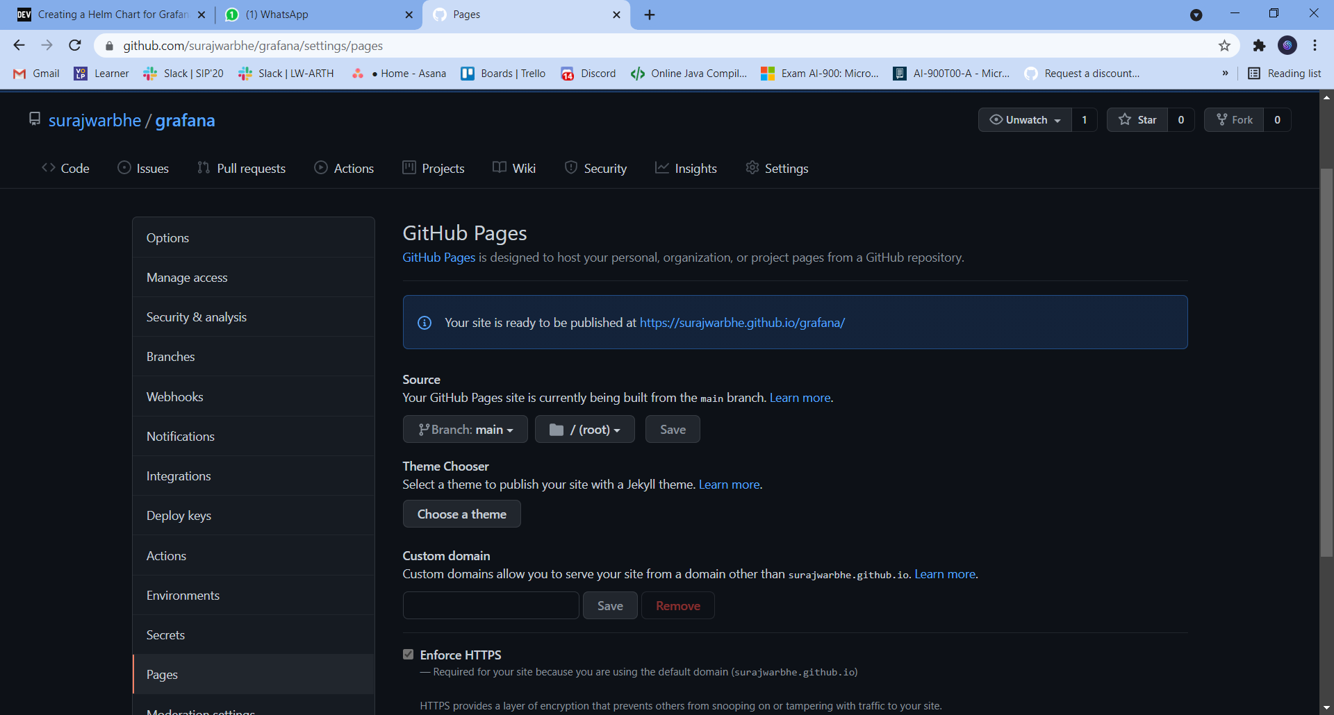 GitHub - surajwarbhe/grafana