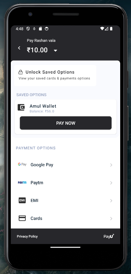 GitHub - KarthiDreamr/PayU-ReactNative-CheckoutProSDK-Demo