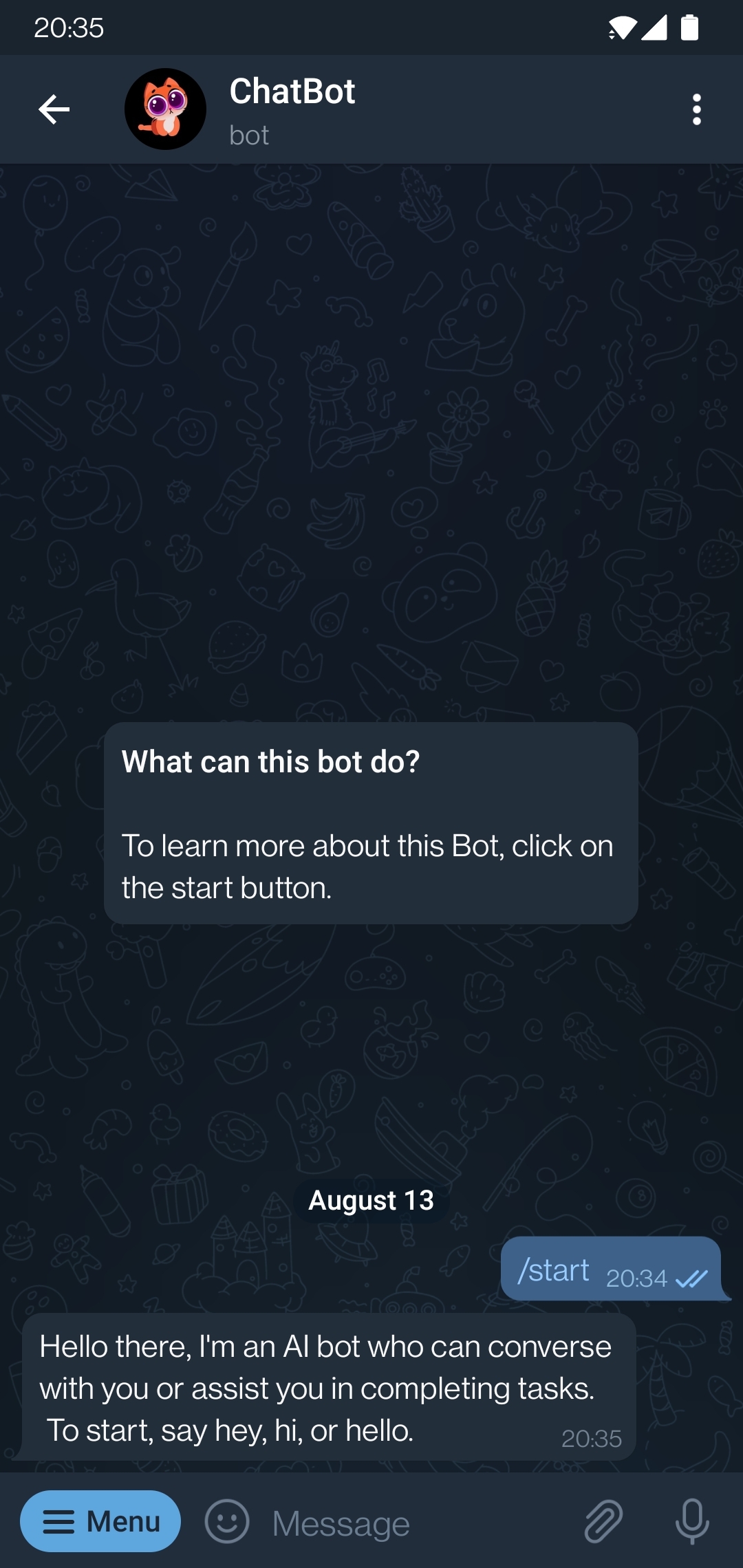 A Telegram Chat Bot Using Python Dev Community 2247