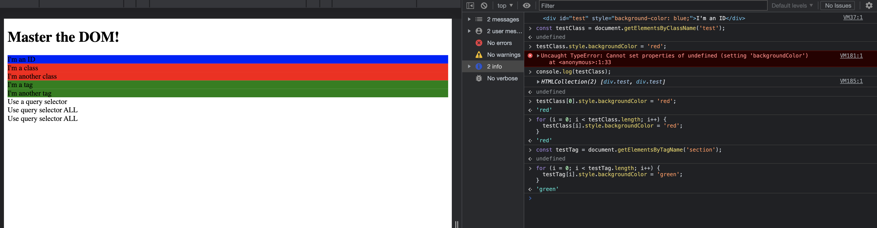 Accessing DOM Elements Tutorial Quick 