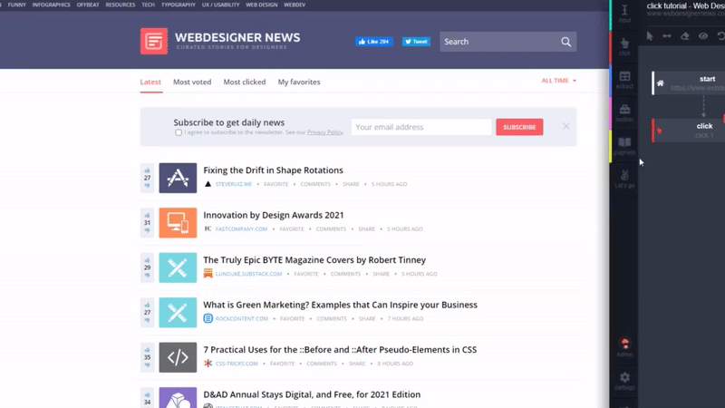 How to Create a Bot that Automates Website Clicks Without Coding - Hashnode