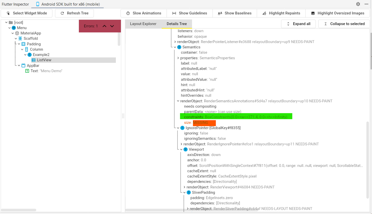 GitHub - gulsenkeskin/render-flex-overflowed: RenderFlex Overflowed Example