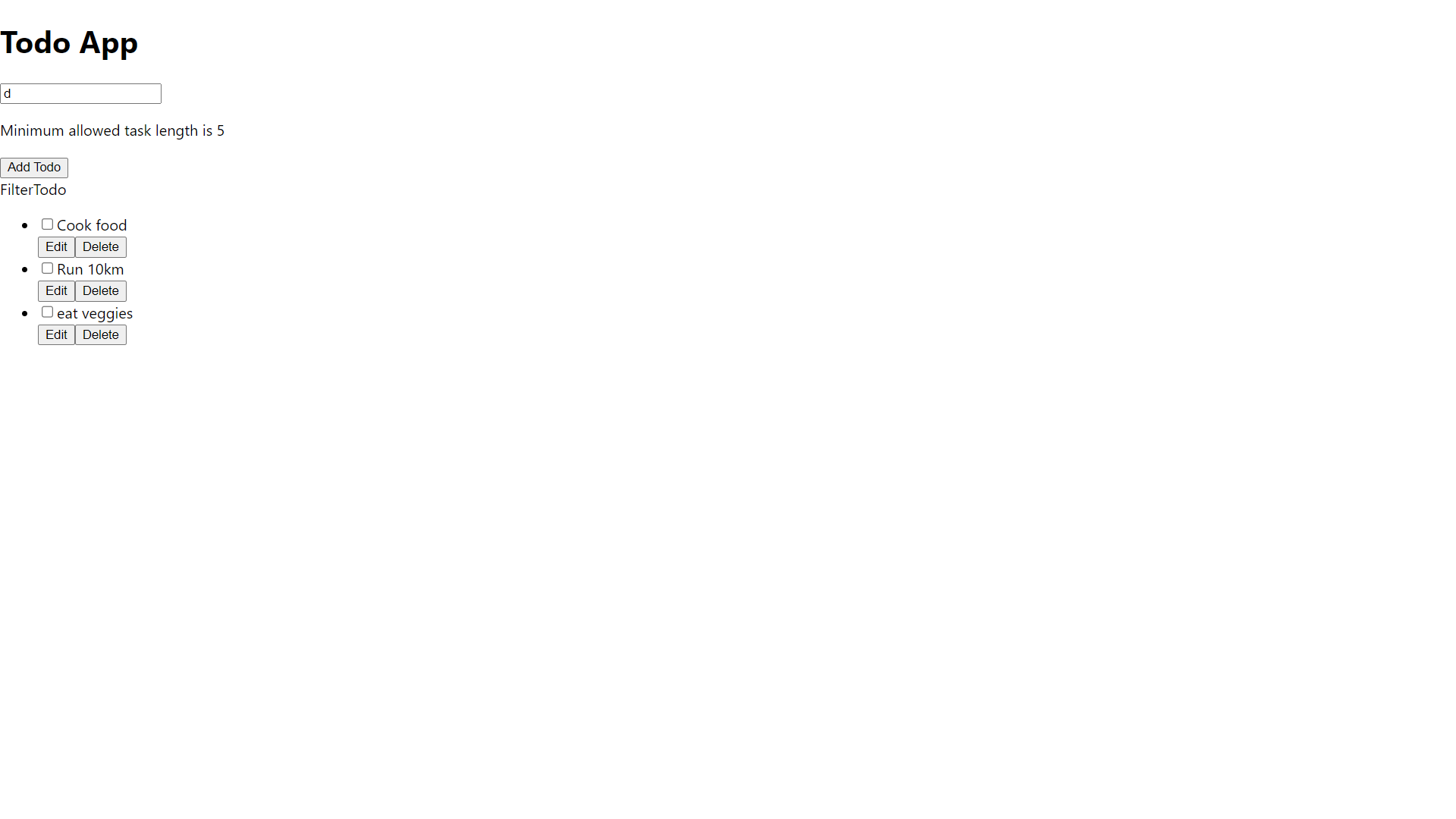 React Todo Crud App With Redux And Typescript By Johongir Rahimov Medium