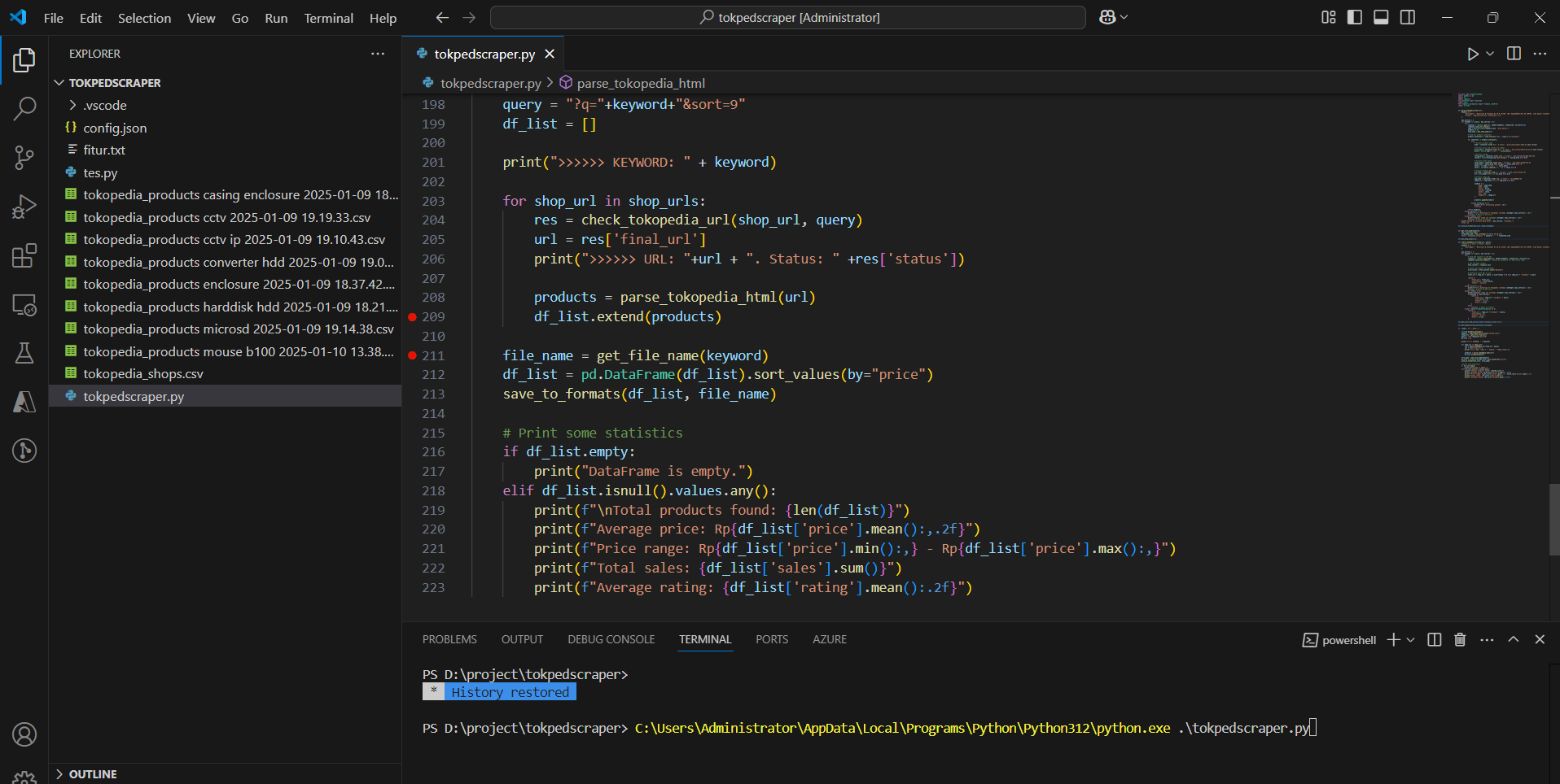 GitHub - rahmatalhakam/tokopedia-scraper
