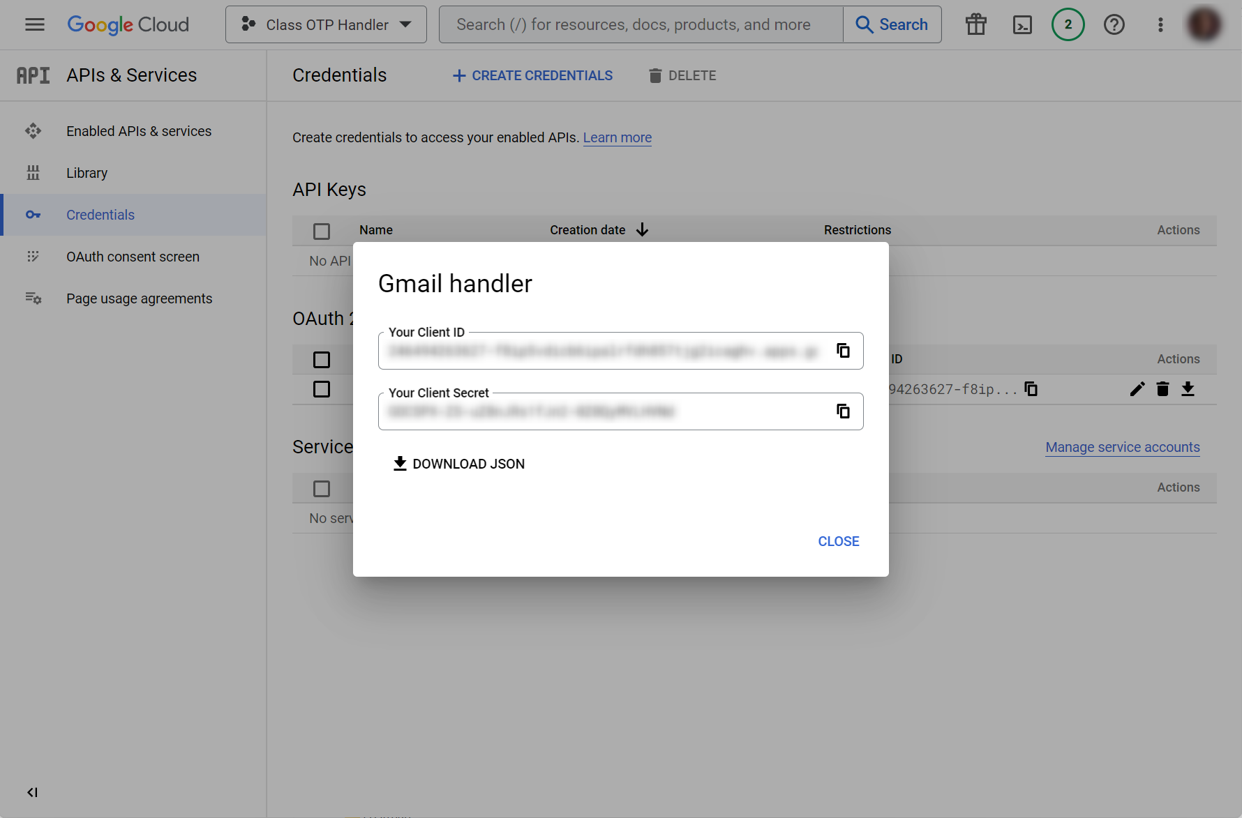GitHub - vishin-andrey/OTP-handler: Java class to get OTP sent by email