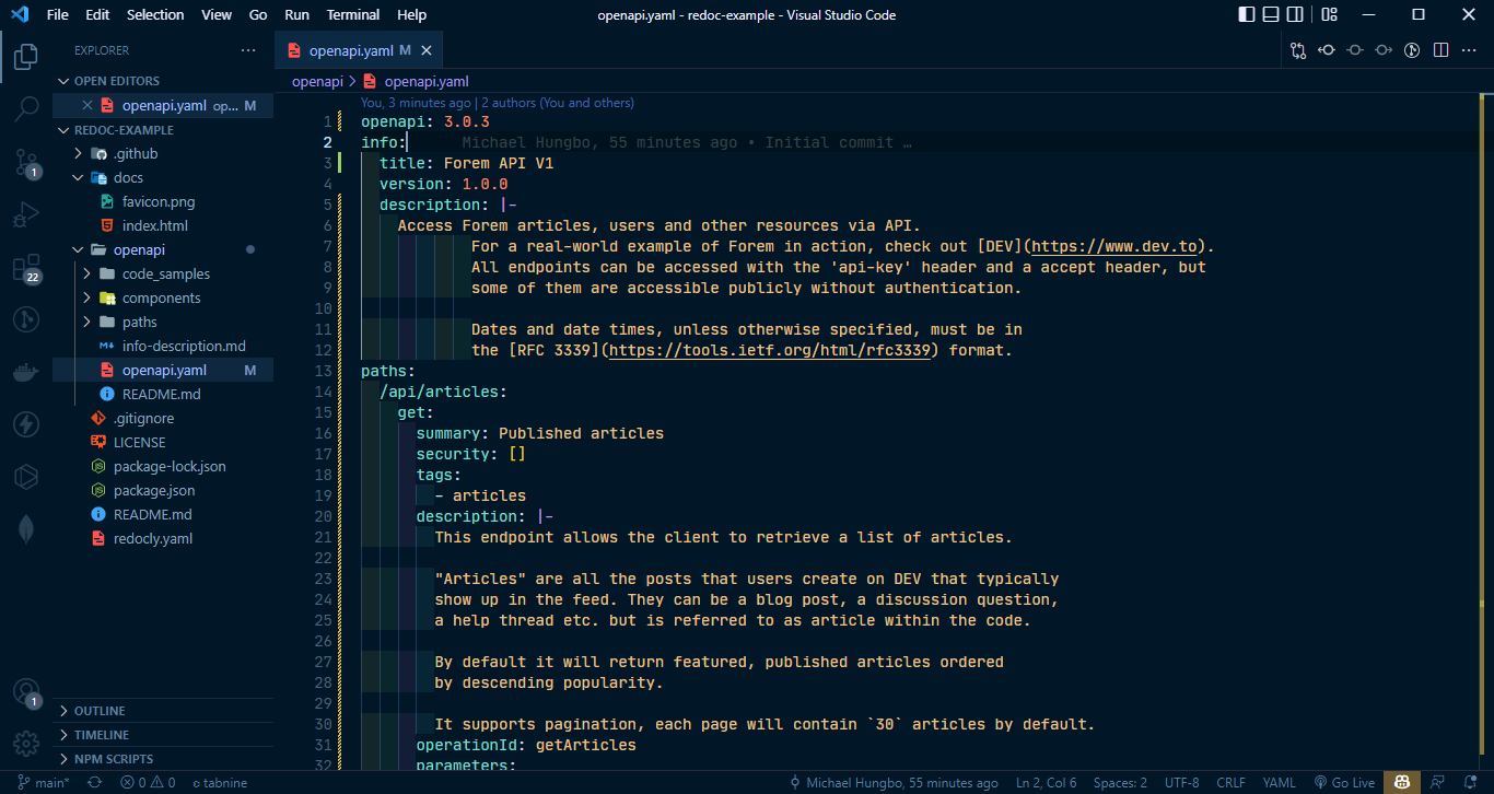 A Guide To Creating Api Documentation With Redoc And Github Pages