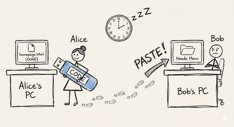 The Pendrive Problem: Why Version Control Was Born