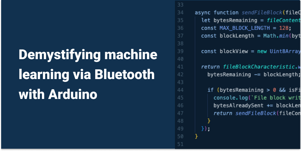 Demystifying Machine Learning Via Bluetooth With Arduino Charlie Gerard Senior Frontend