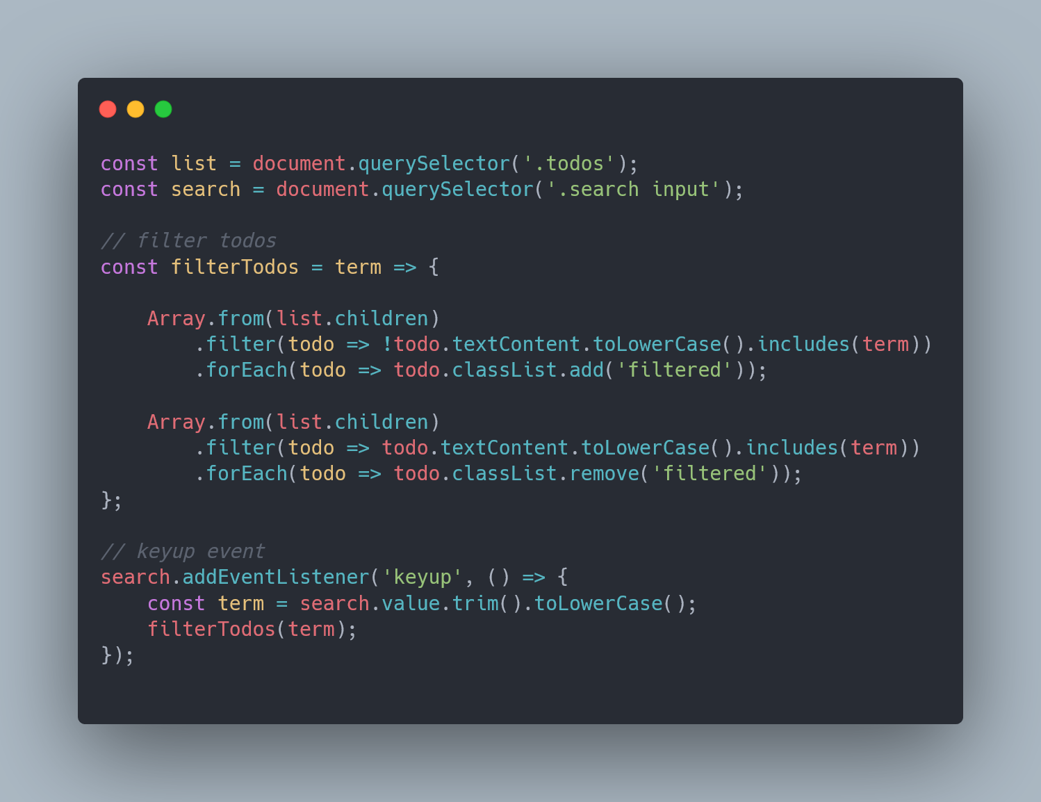 How To Implement Search Feature Using Javascript 