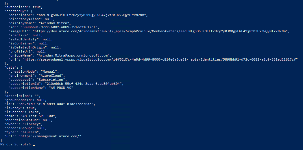 Github Arindam0310018 15 Nov 2022 Devopscli Create Service Connection Create Service