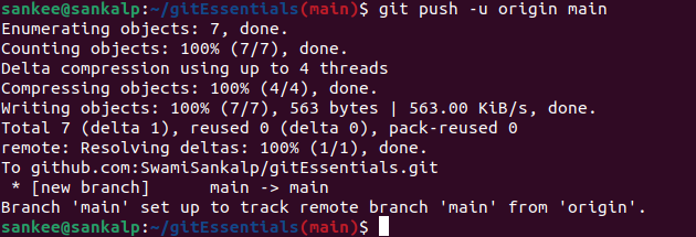 Git Essentials – Sankalp Swami