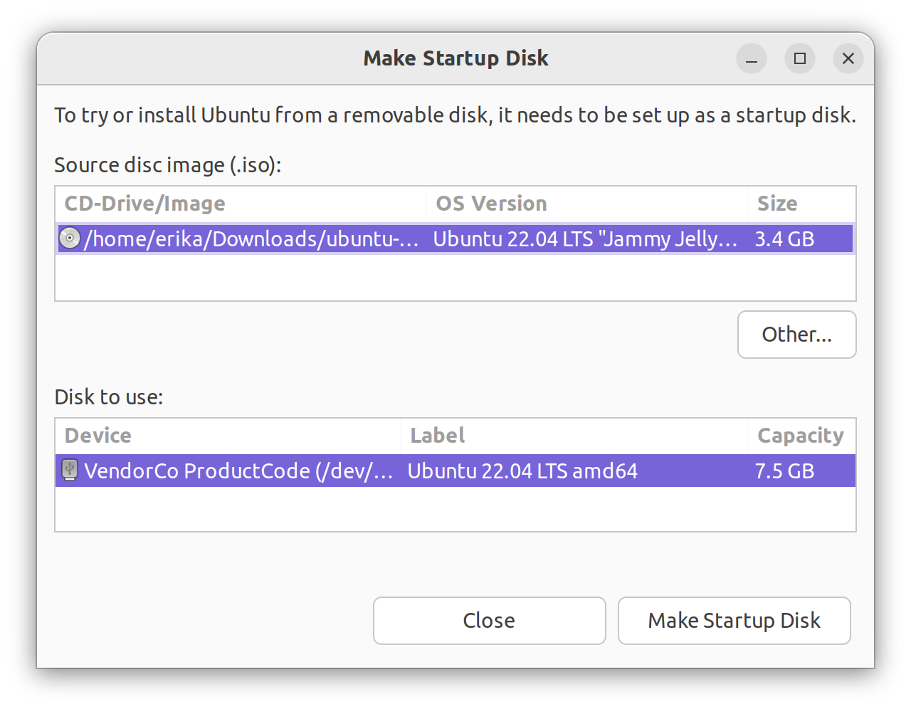 How To Create An Ubuntu 22 04 Startup Disk On Ubuntu Systems On Linux 